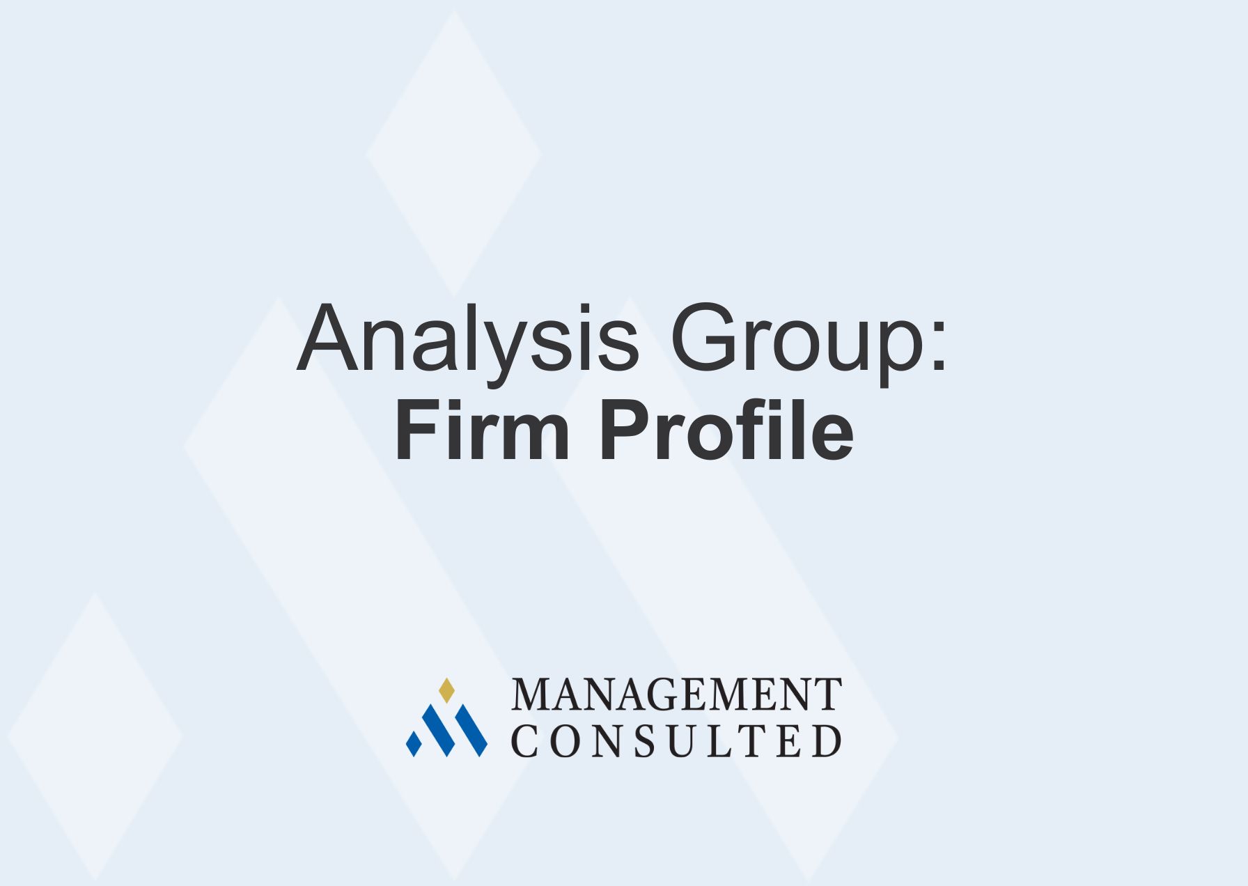 Analysis Group - Interviews, Culture, Salaries, and more