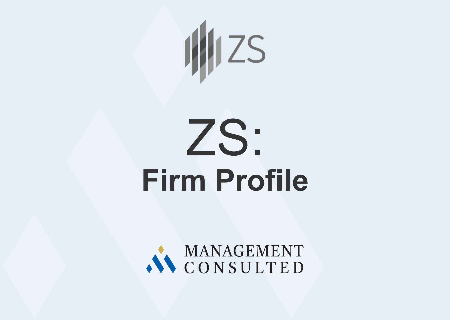 ZS Associates | Firm Overview