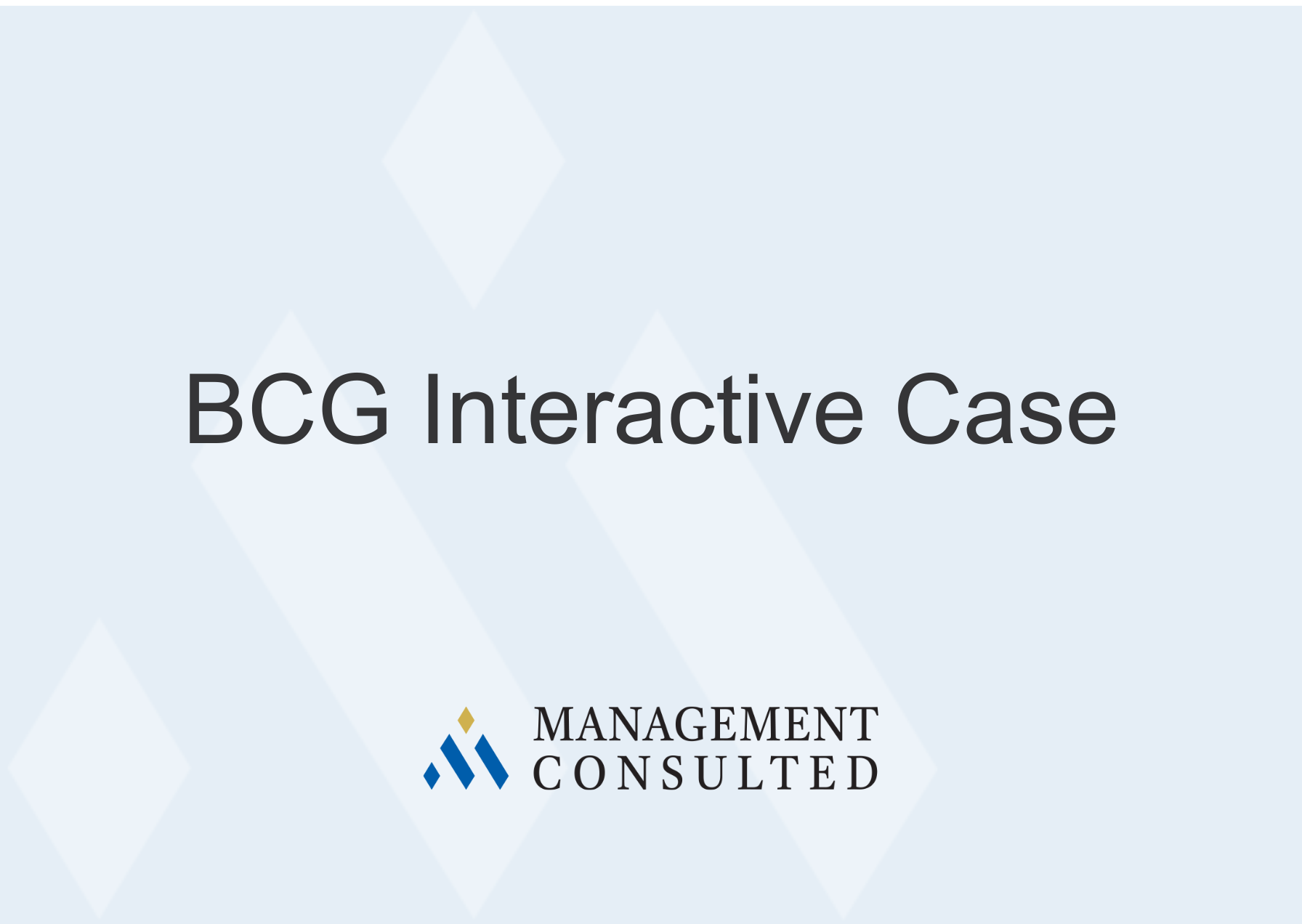 BCG Interactive Case: What is It? | Learn From Top Case Prep Experts