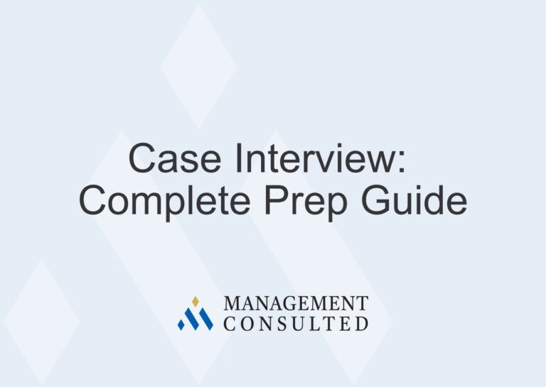 Case Interview Prep: Management Consulted