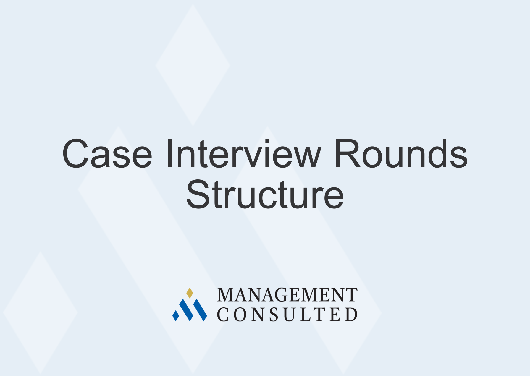 Case Interview | Case Interview Prep | Management Consulted