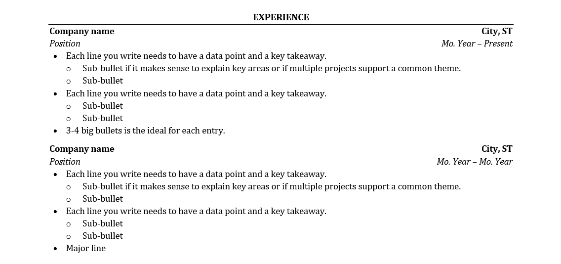 Consulting Resume: Complete Guide