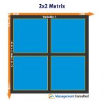 2x2 Matrix: Opposing Characteristics Framework | Management Consulted