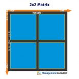 2x2 Matrix: Opposing Characteristics Framework | Management Consulted