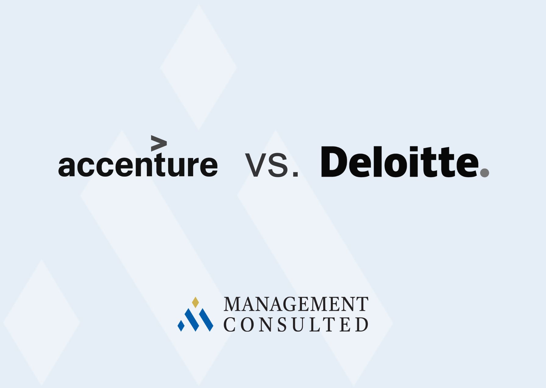 Accenture vs Deloitte | Management Consulted | The Case Experts