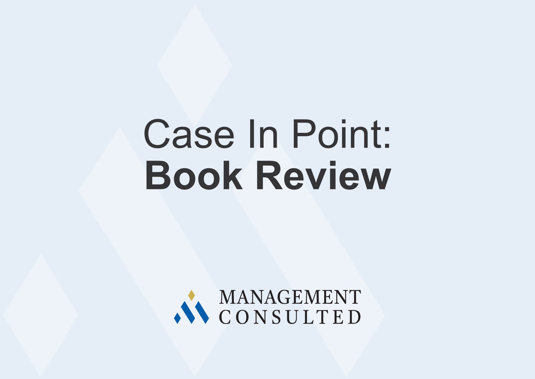 Case In Point: Book Review | Case Prep Resources