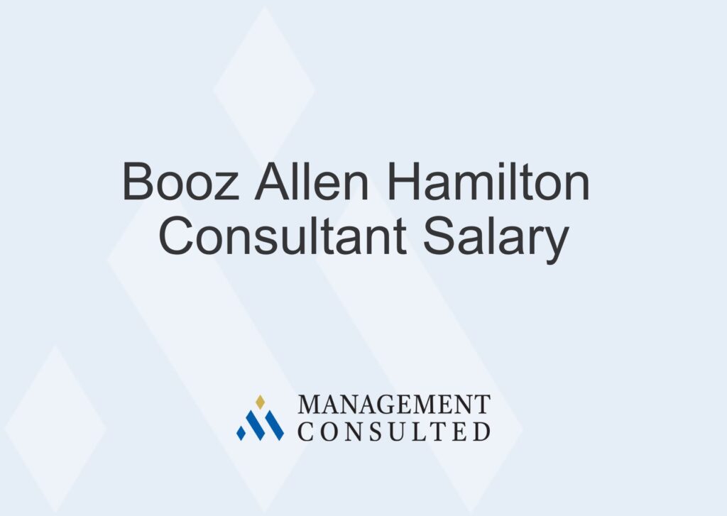 Booz Allen Hamilton Archives - Management Consulted