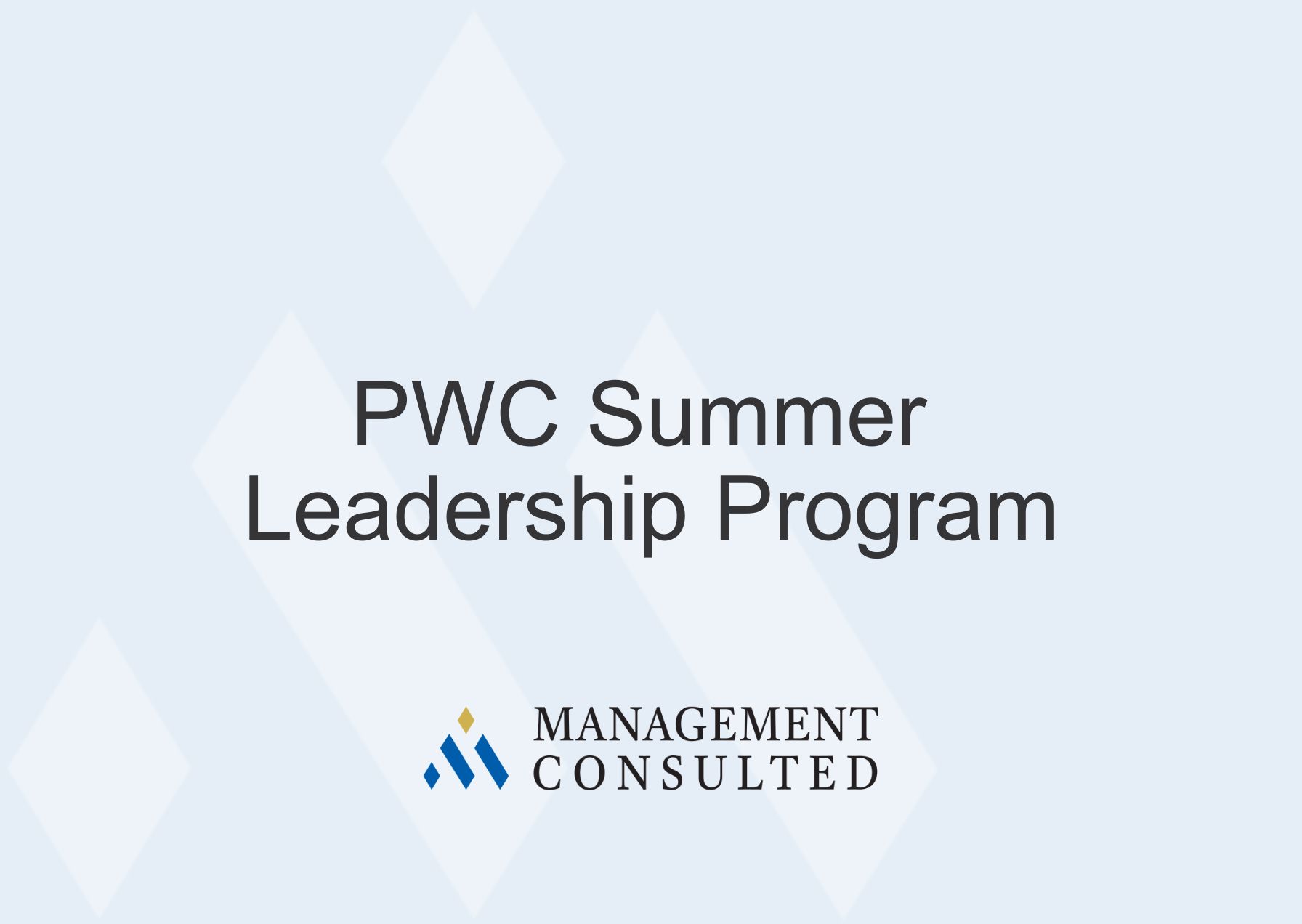 PwC Destination CPA Leadership Program | Apply Today