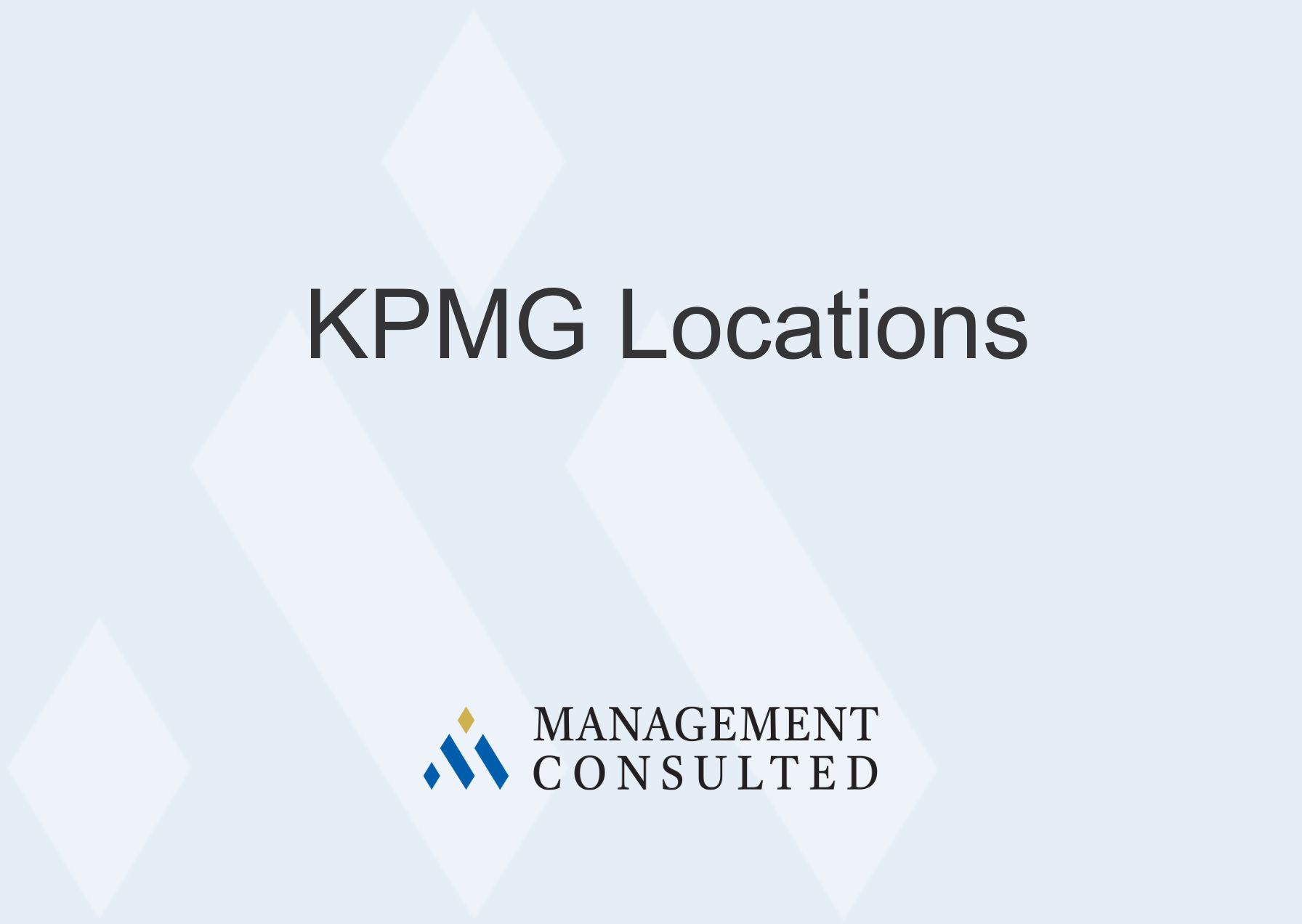 KPMG Locations