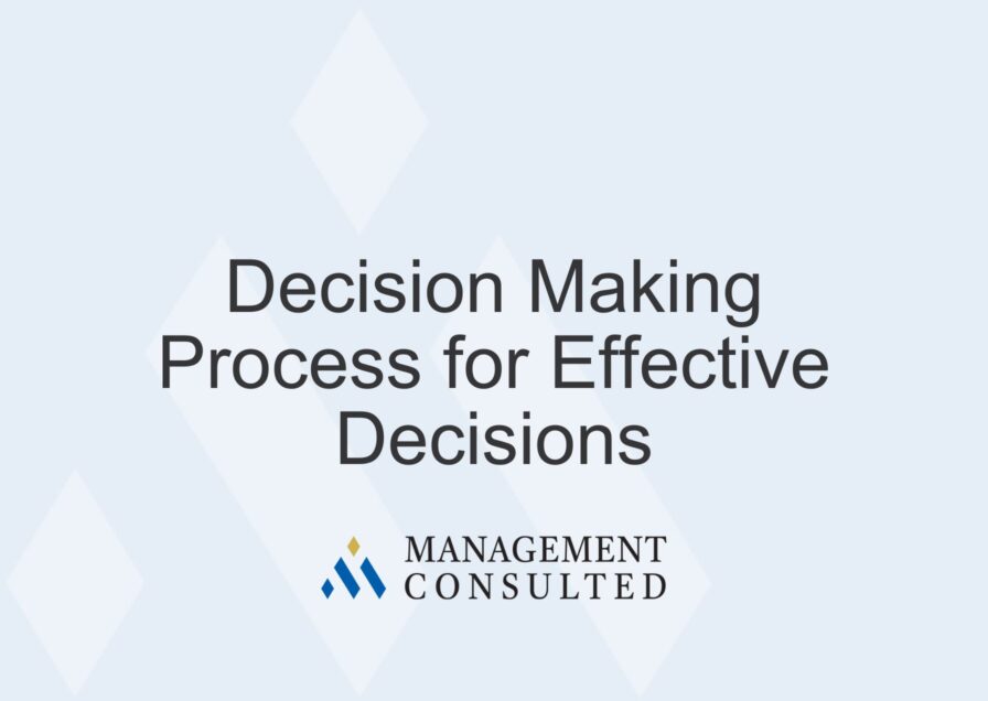 Effective Decision Making