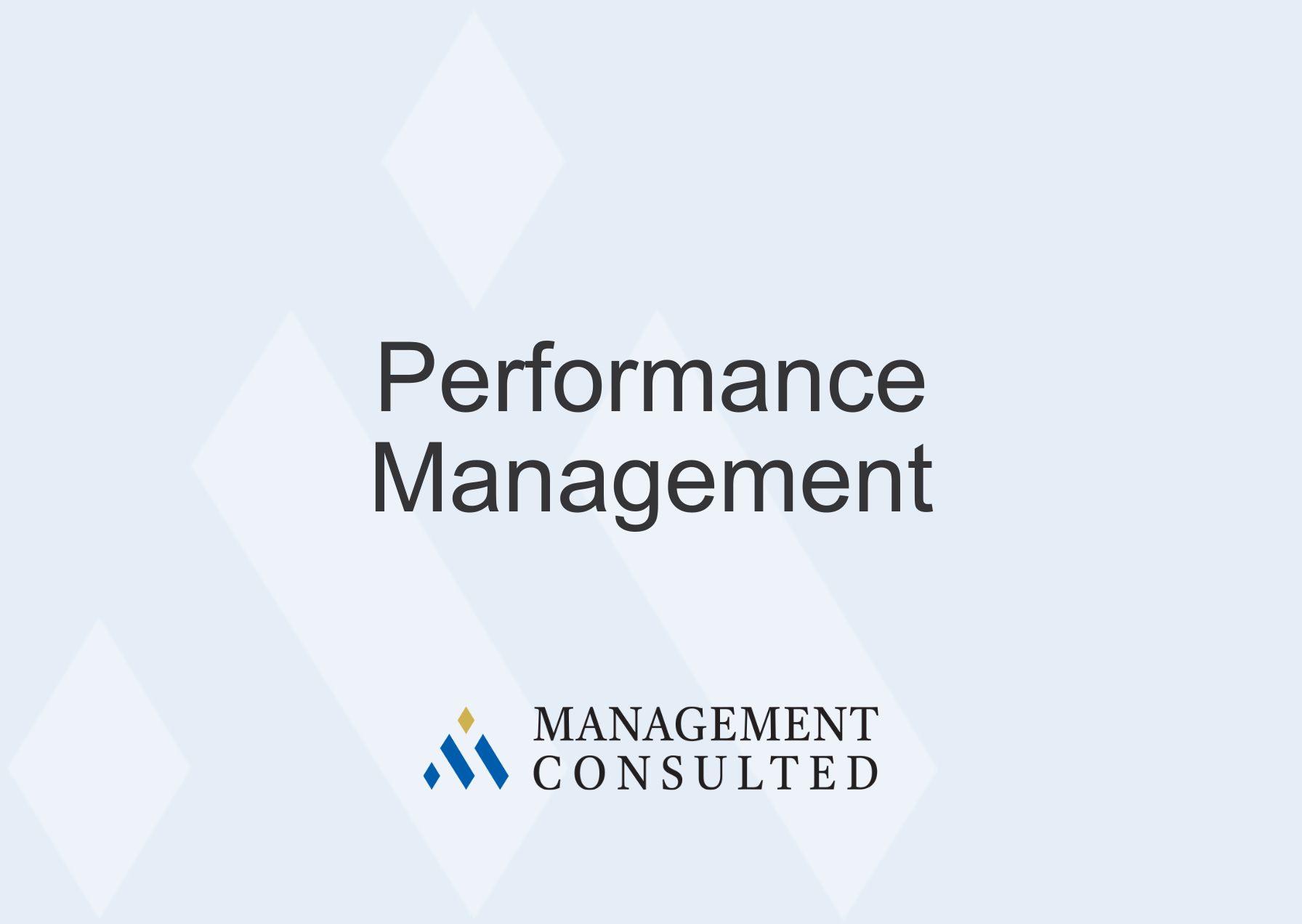 Performance Management: Managing Employee Performance