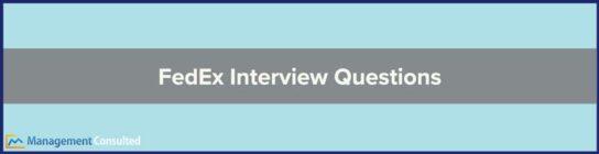 FedEx Interview Questions | Management Consulted