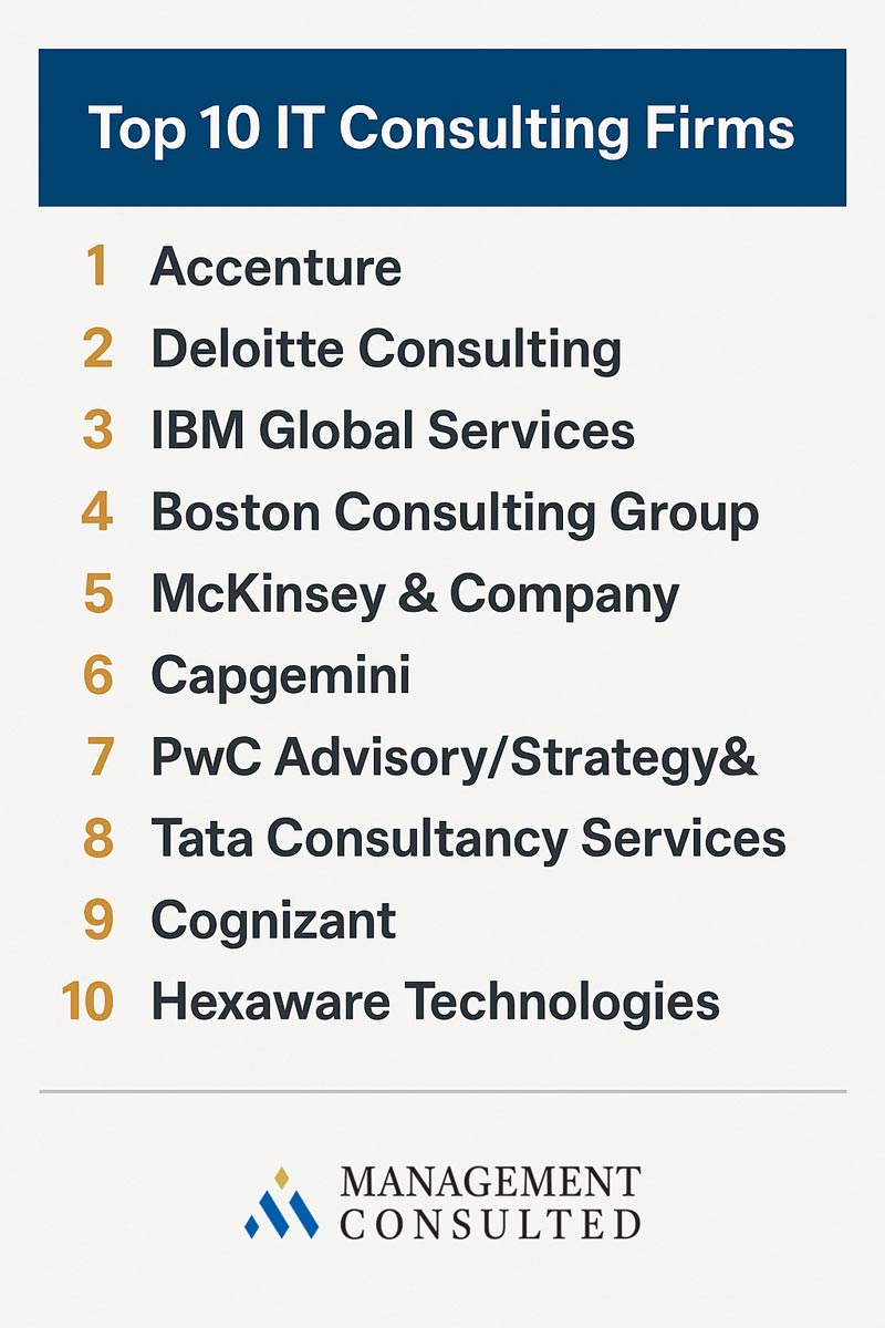 Top 10 IT Consulting Firms | Management Consulted