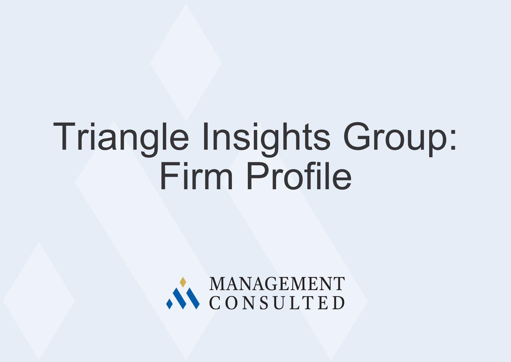 Triangle Insights Group | Culture, Interviews, Careers, and Salaries