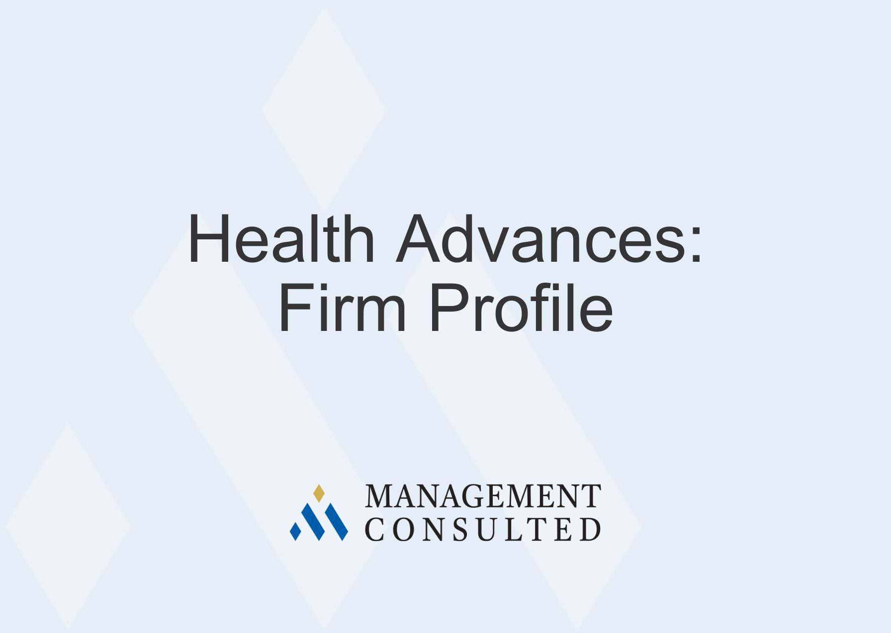 Health Advances LLC | Firm Career Data, Interview, Salary, & more!