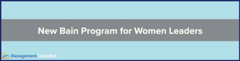 Bain Expands “Bain Academy” with New Women Executive Program