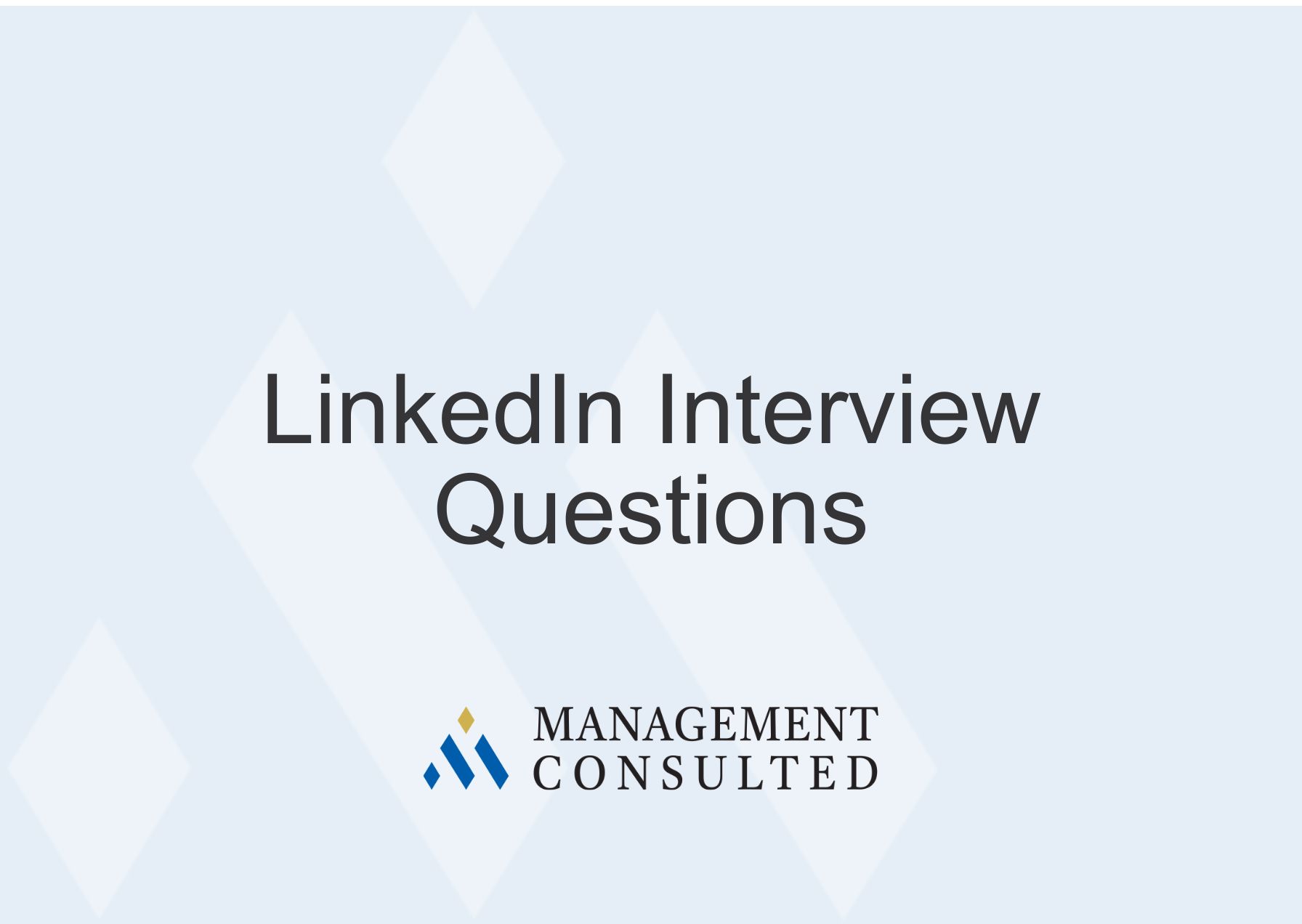 LinkedIn Interview Questions