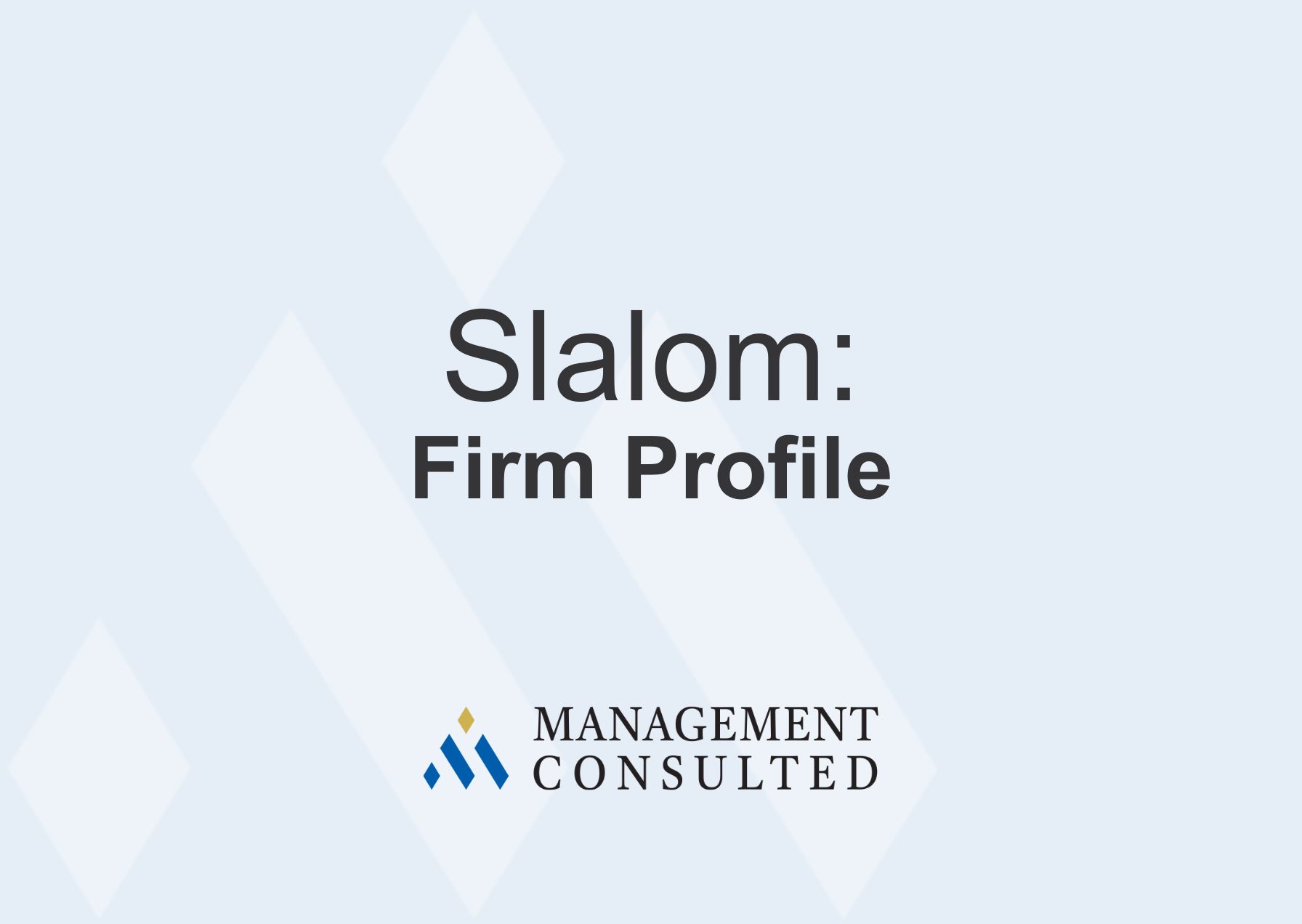 Slalom Consulting | Firm Overview