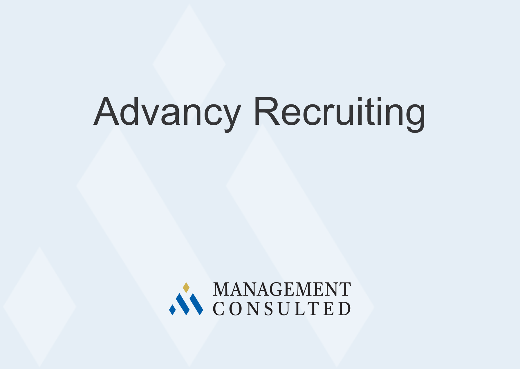 Advancy Recruiting Process Overview