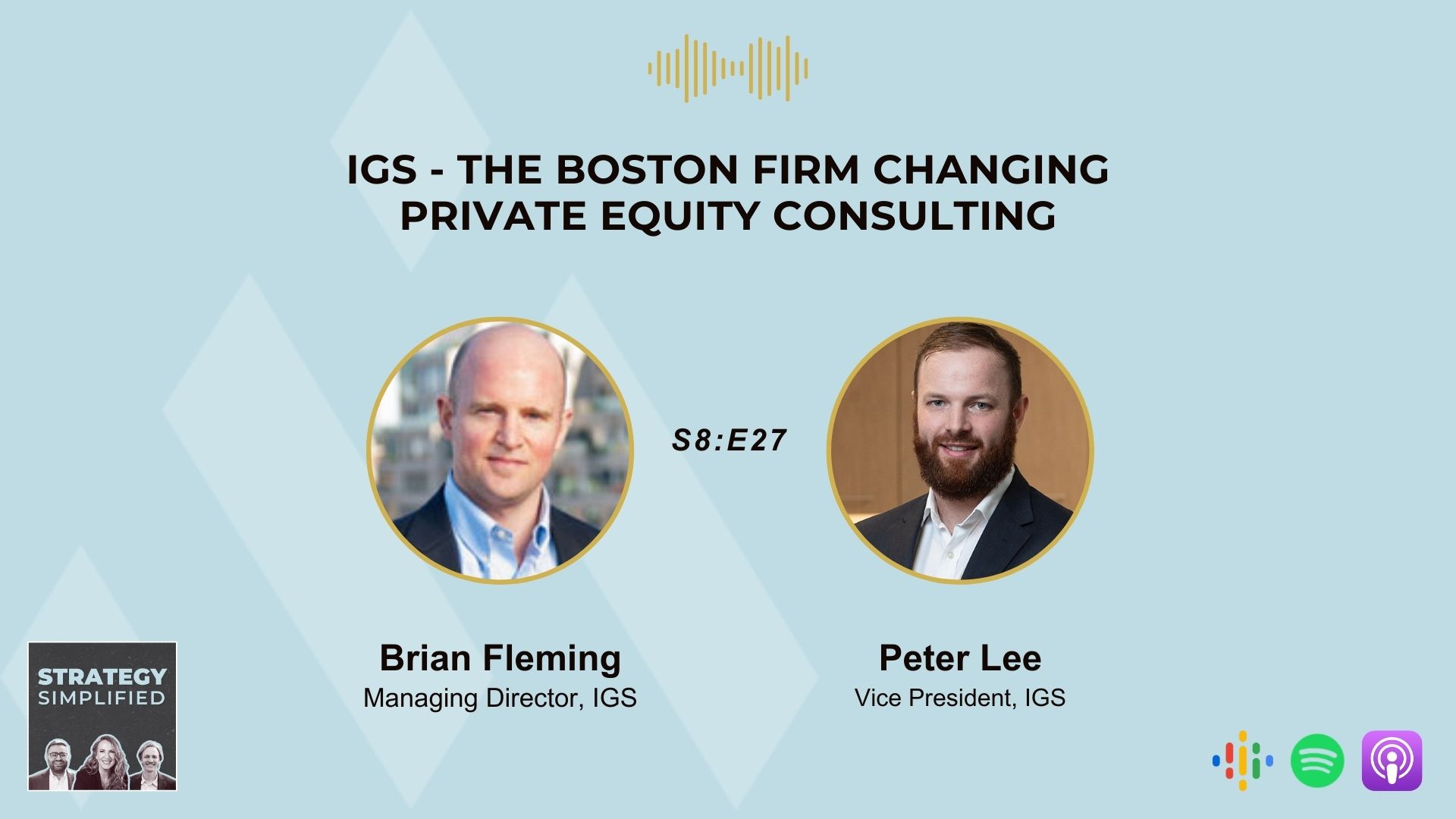 Investor Group Services | Strategy Consulting Firm | Podcast