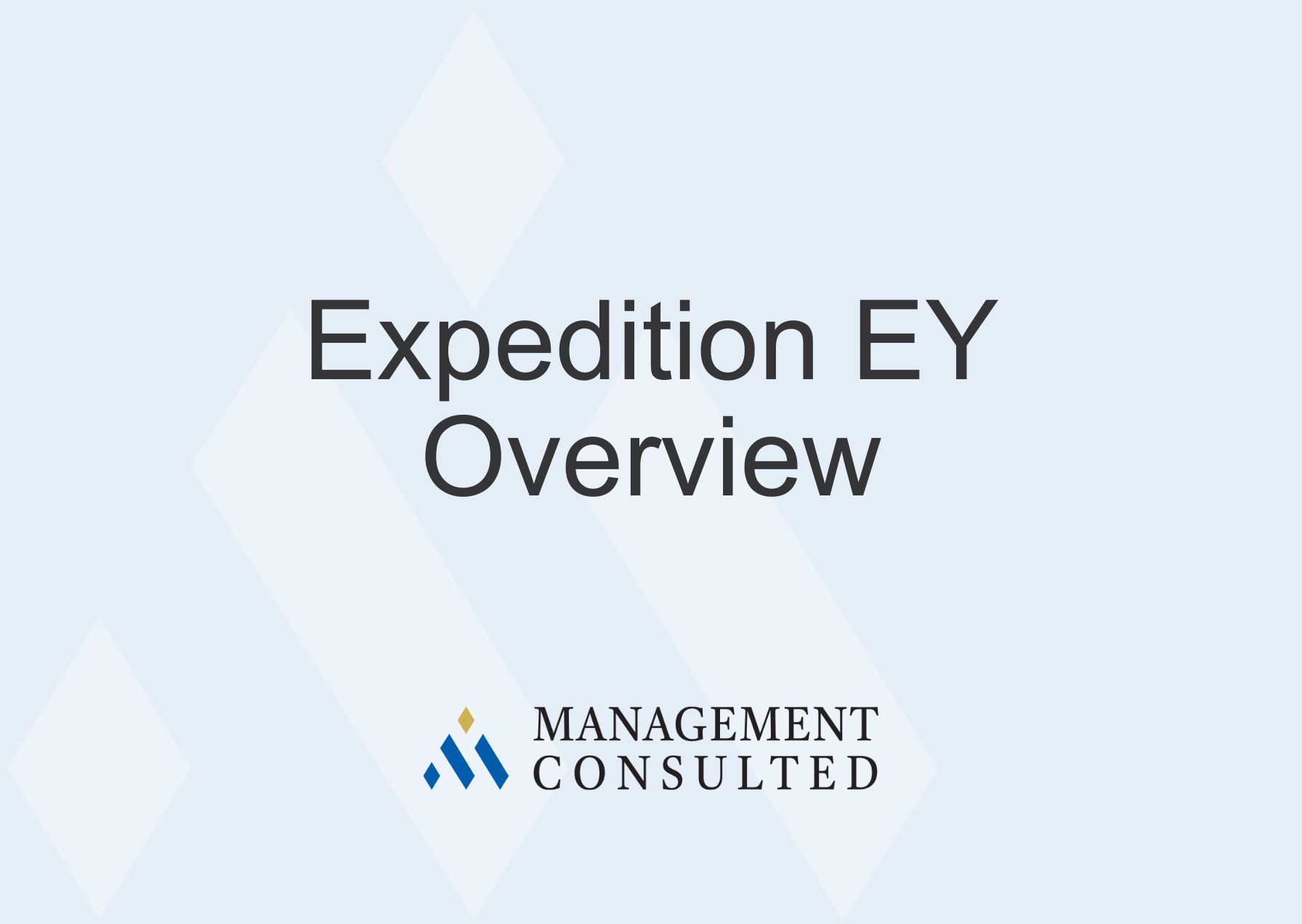 Expedition EY: What, Who, & Why | Recruiting Resources