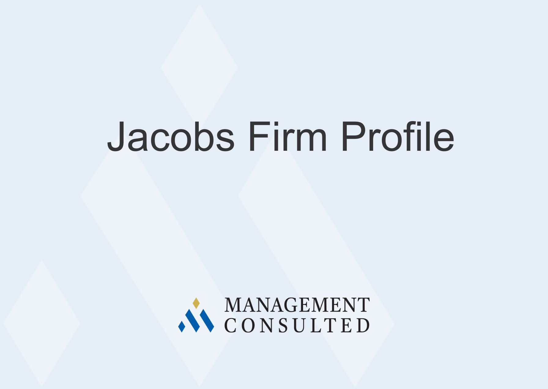 Jacobs Firm Profile | Firm Overview & Salary Data