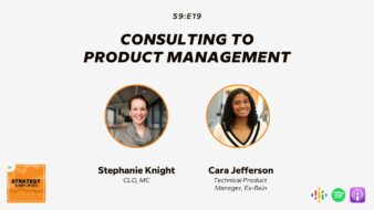 Consulting to Product Management | PM Coaching