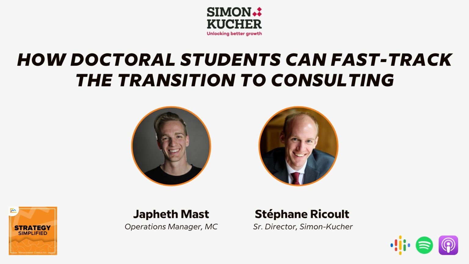 Soar with Simon-Kucher Workshop: Podcast Overview