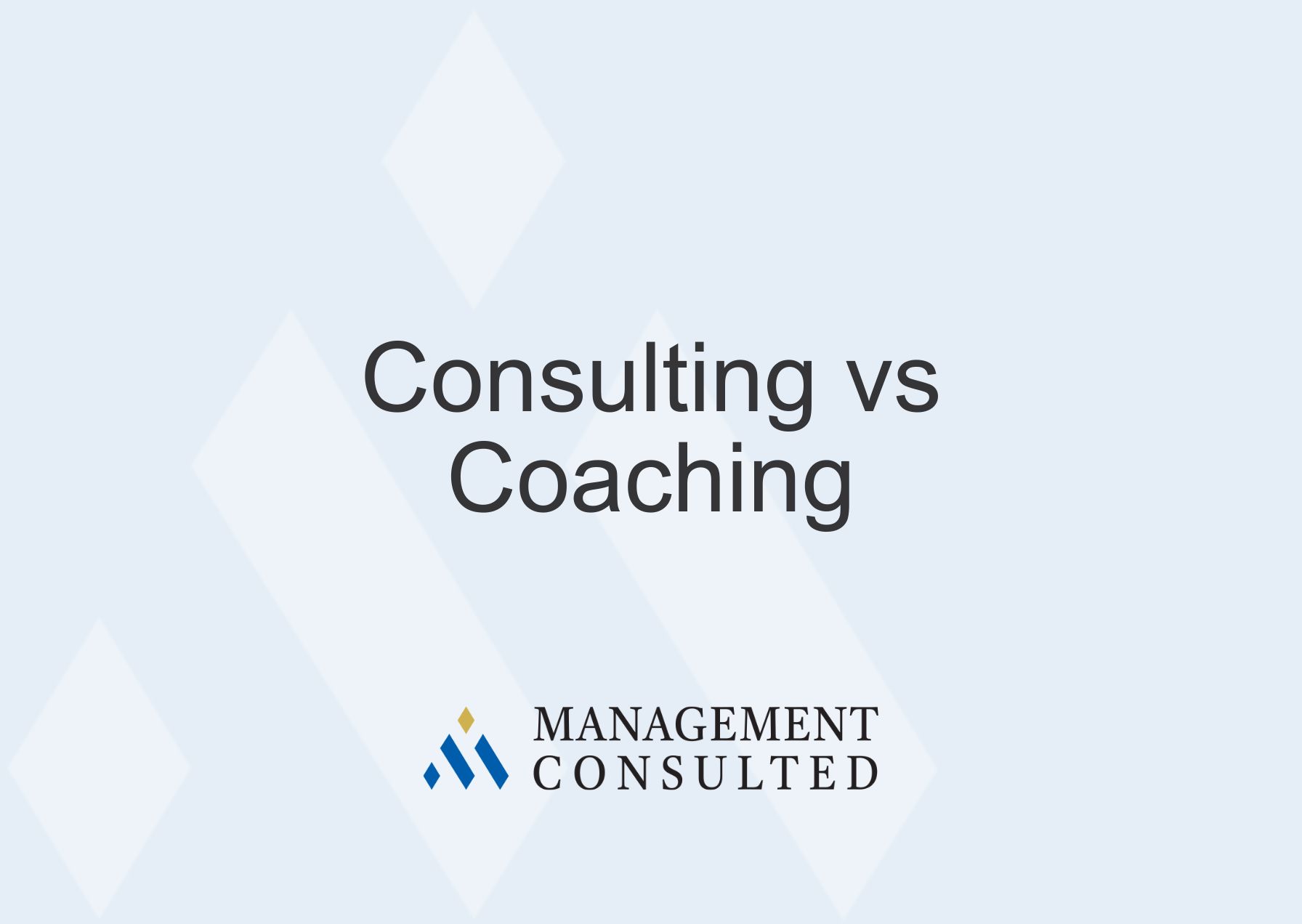 Consulting vs Coaching with Shane Arthur (Podcast)