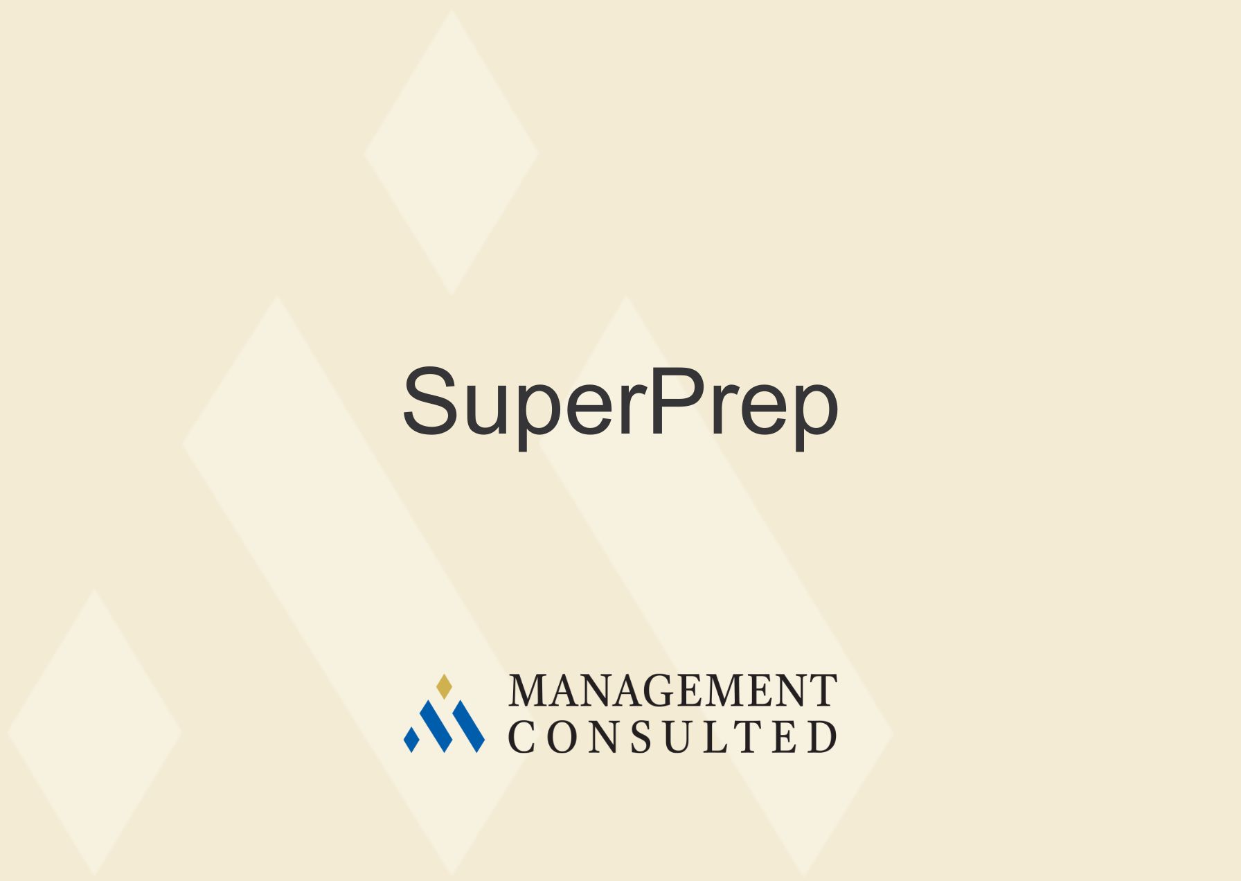 SuperPrep | Case Prep, Resume Edits, and Consulting Skills