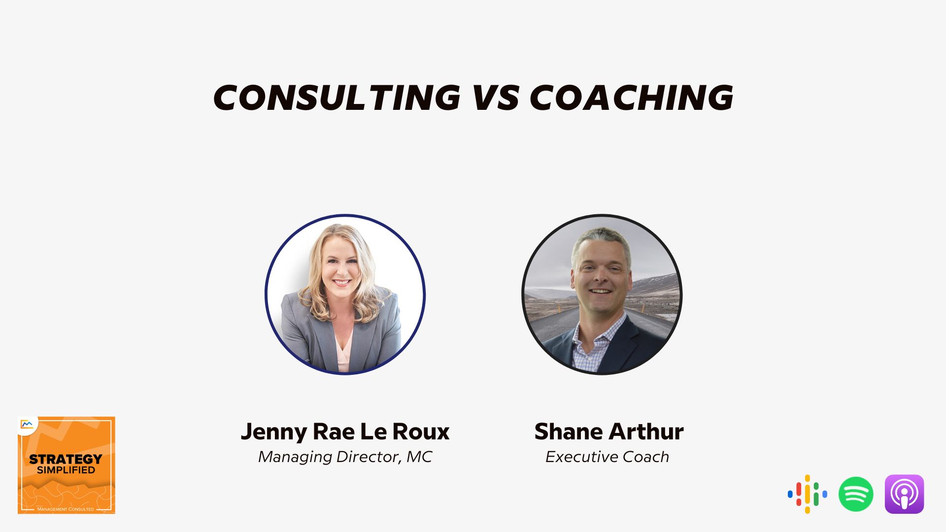 Consulting vs Coaching with Shane Arthur (Podcast)