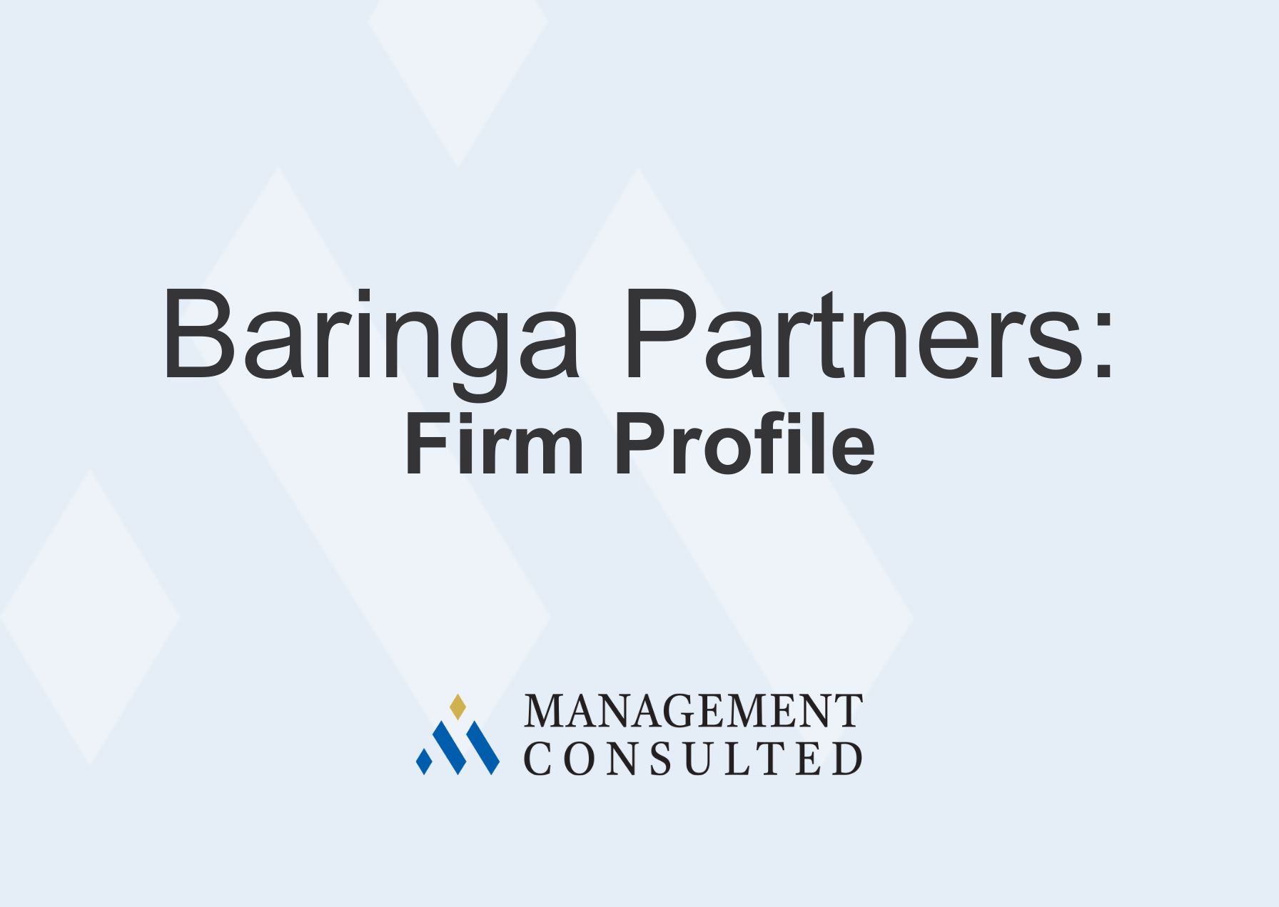 Baringa Firm Profile | Firm Overview & Salary Data