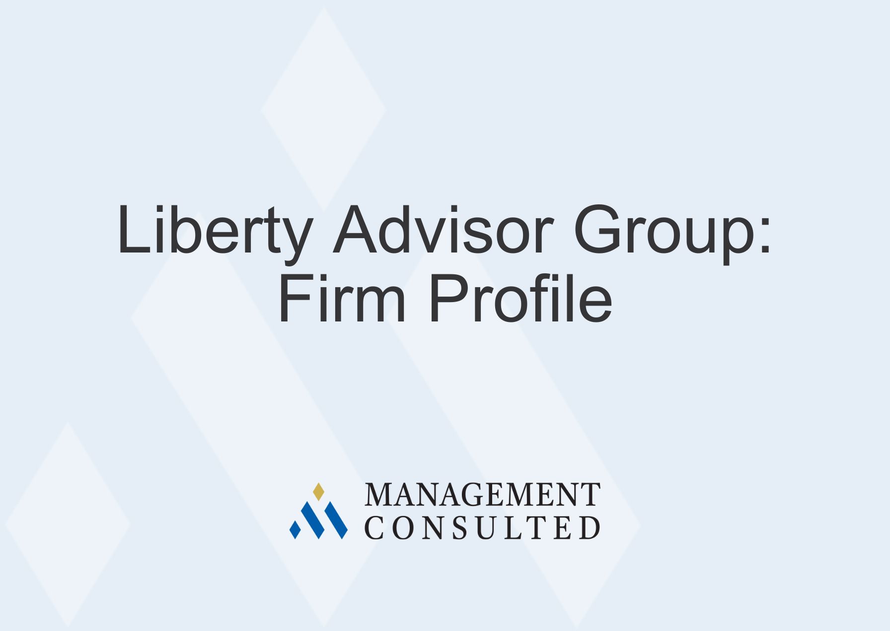 Liberty Advisor Group Firm Profile | Firm Overview & Salary Data