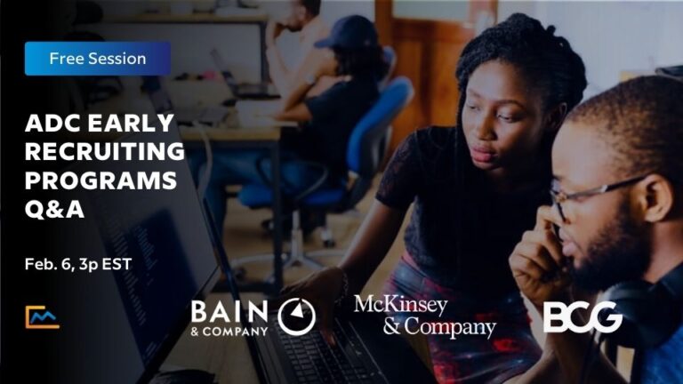 Advanced Degree Early Recruiting Programs Q&A - Management Consulted