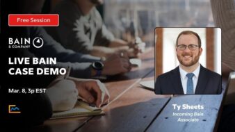 Bain Case Interview Demo Led by Incoming Bain Associate - Management ...