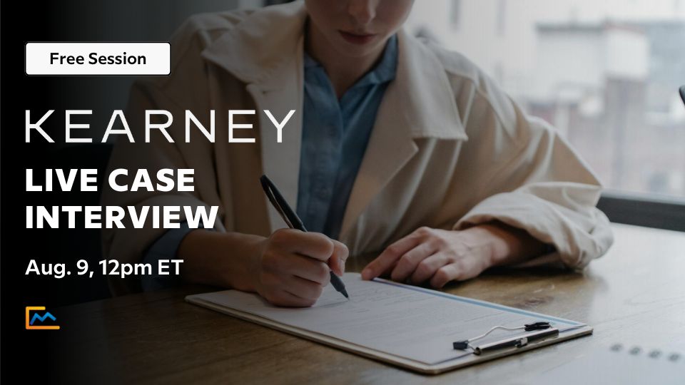Kearney Live Case Interview Example - Management Consulted