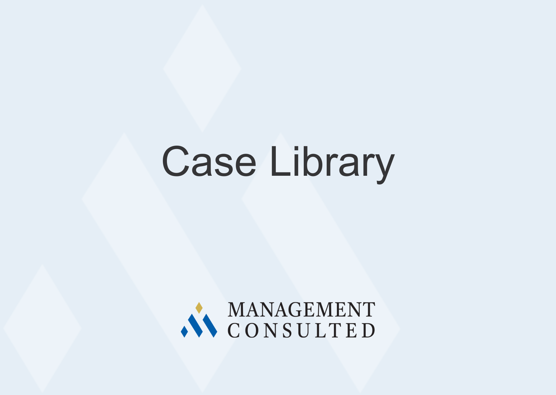 Case Library | 600+ Case Study Examples | Case Interview Prep