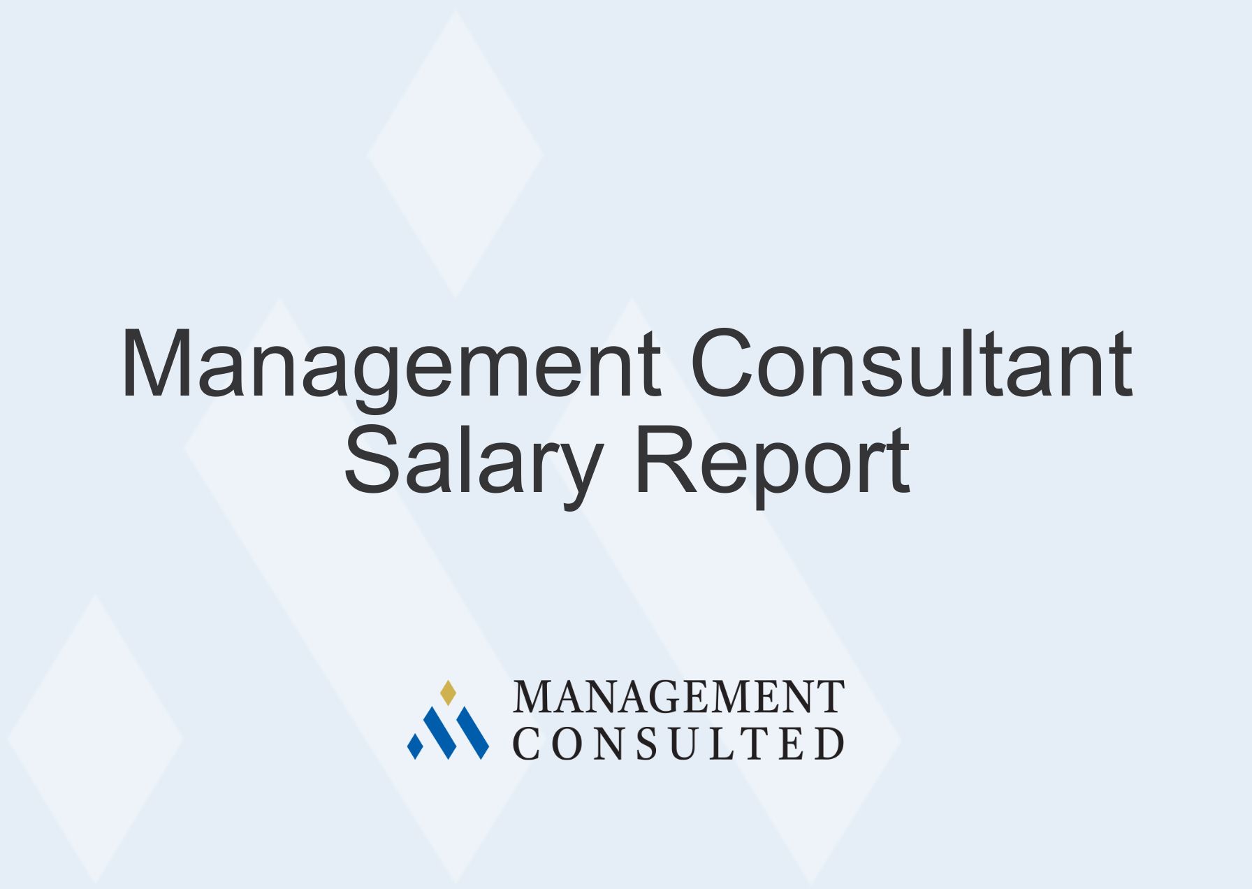 Management Consultant Salary Report | 2024 Consultant Salary