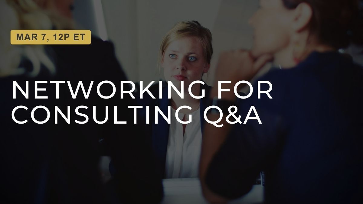 Networking Challenge Q&A - Management Consulted