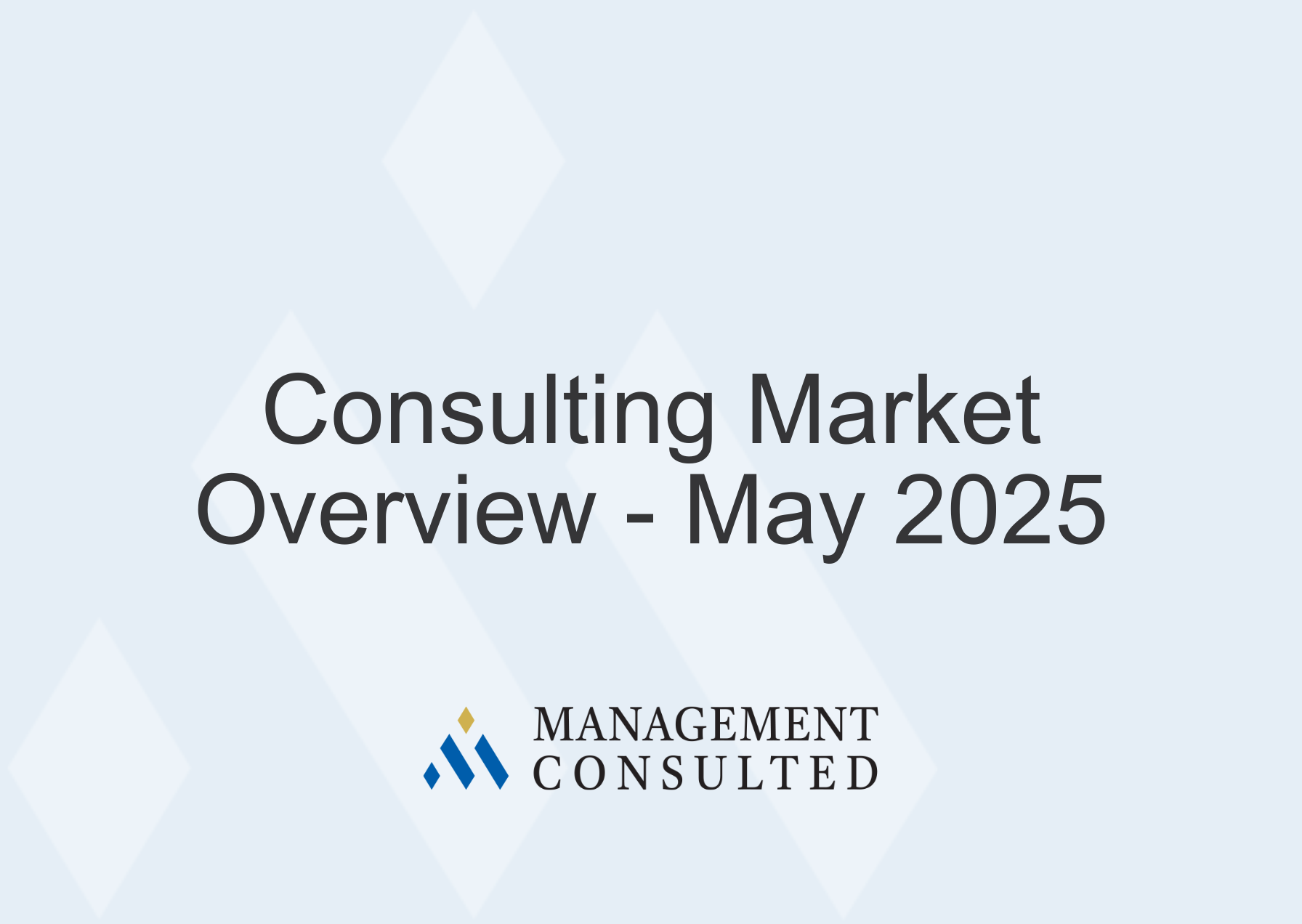 Monthly Market Overview Archives - Management Consulted