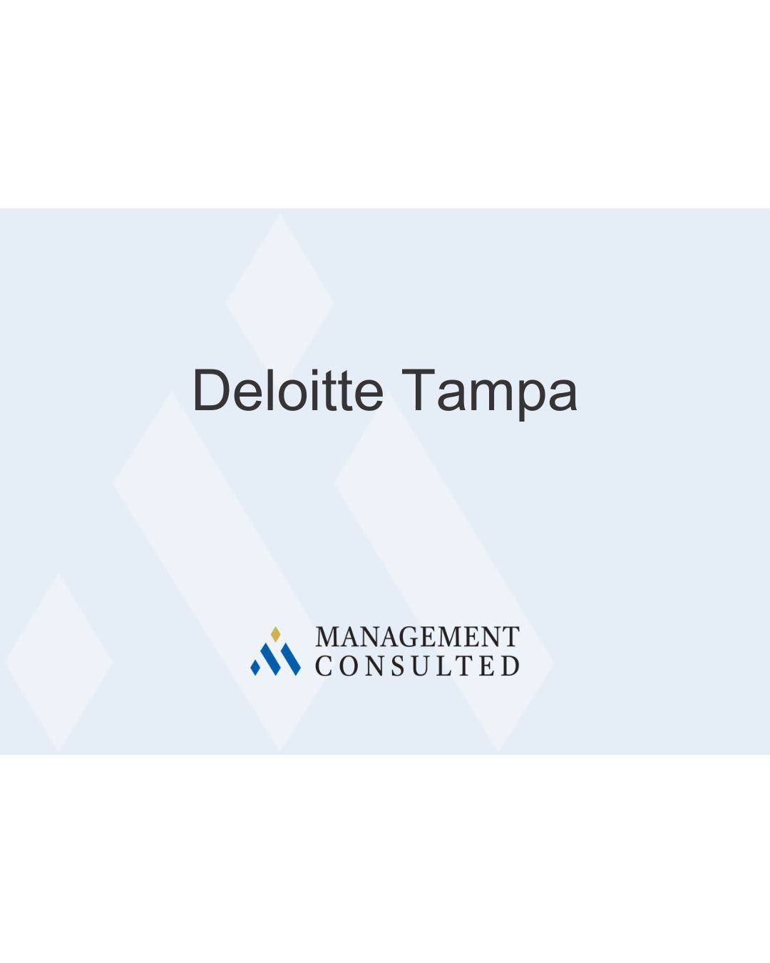 Deloitte Tampa: A Thriving Hub for Consulting and Innovation