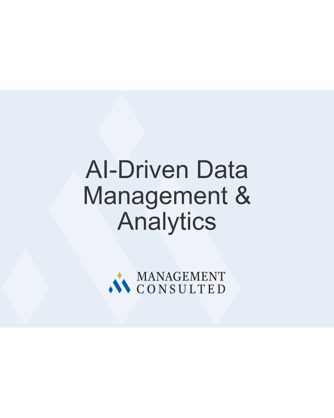 AI-Driven Data Management & Analytics: Hexaware Technologies