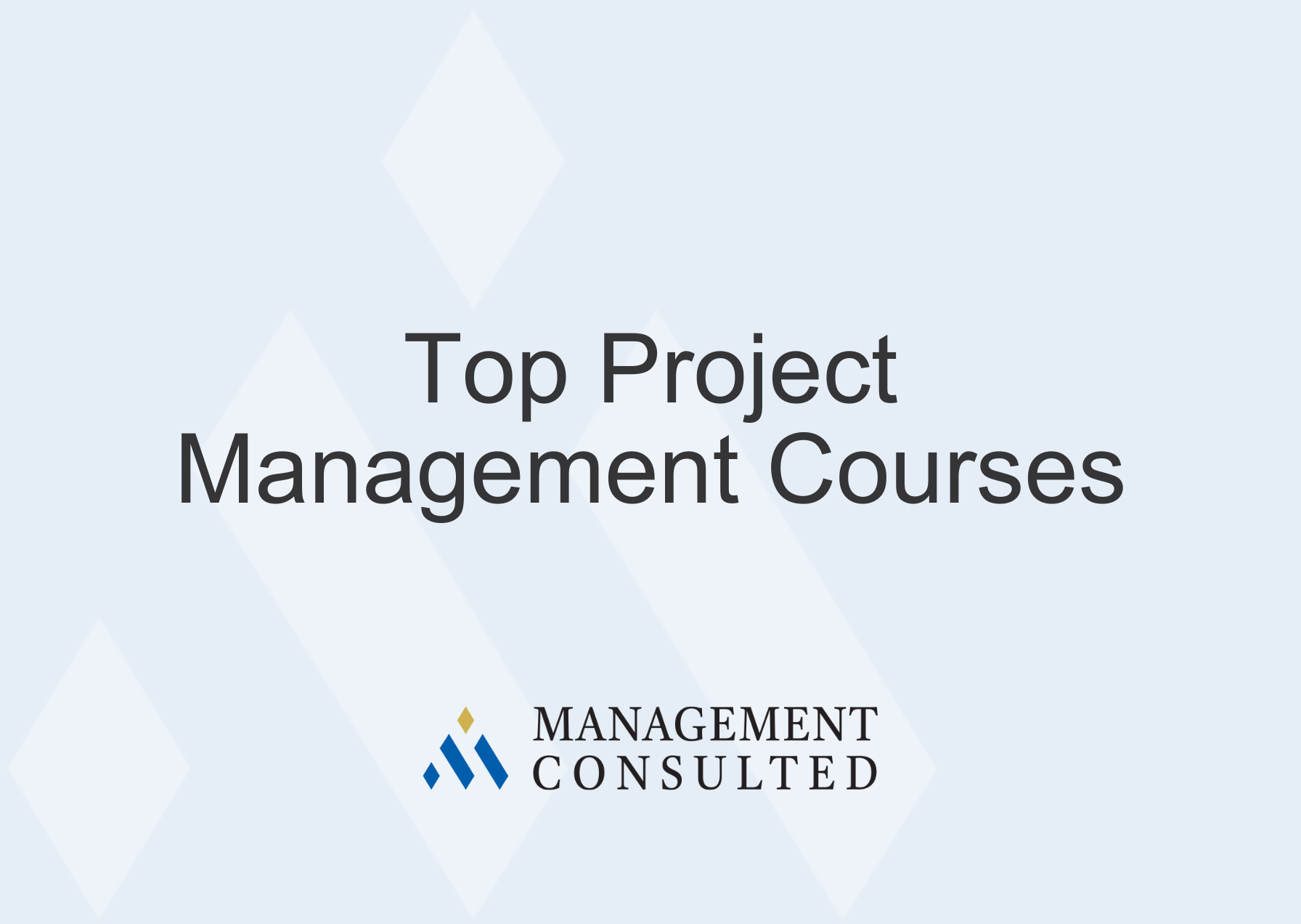 Best Project Management Courses of 2025