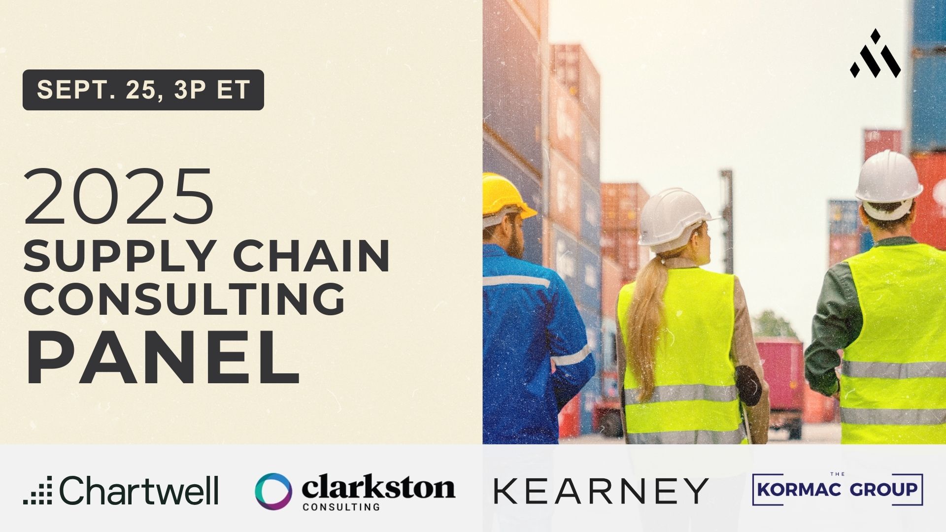 2025 Supply Chain Consulting Panel - Management Consulted