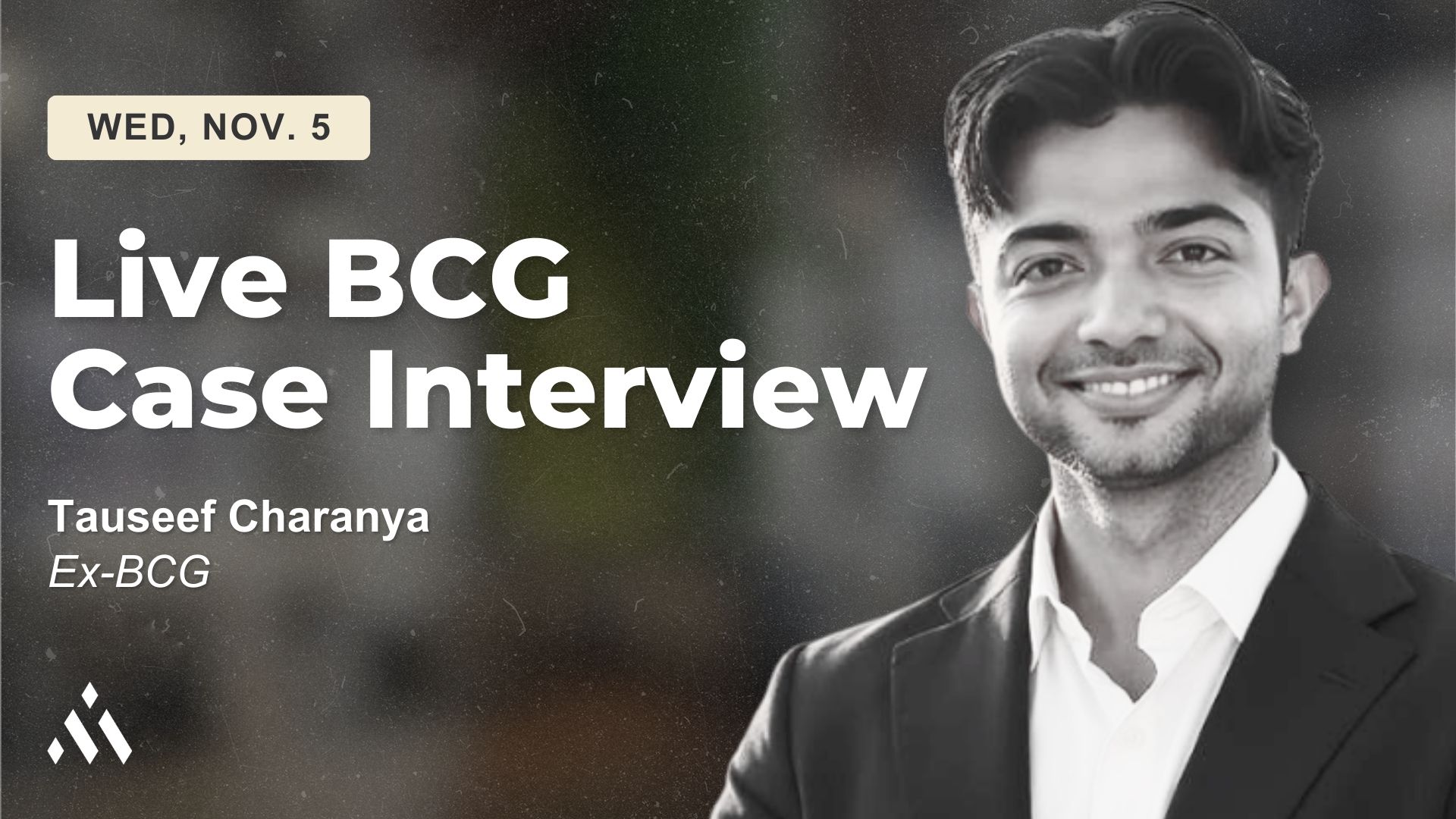 Live Case Interview with Tauseef, Former BCG Principal - Management Consulted