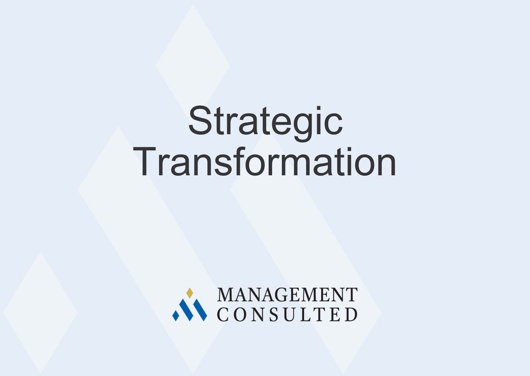 Strategic Transformation: How Organizations Redefine Their Future