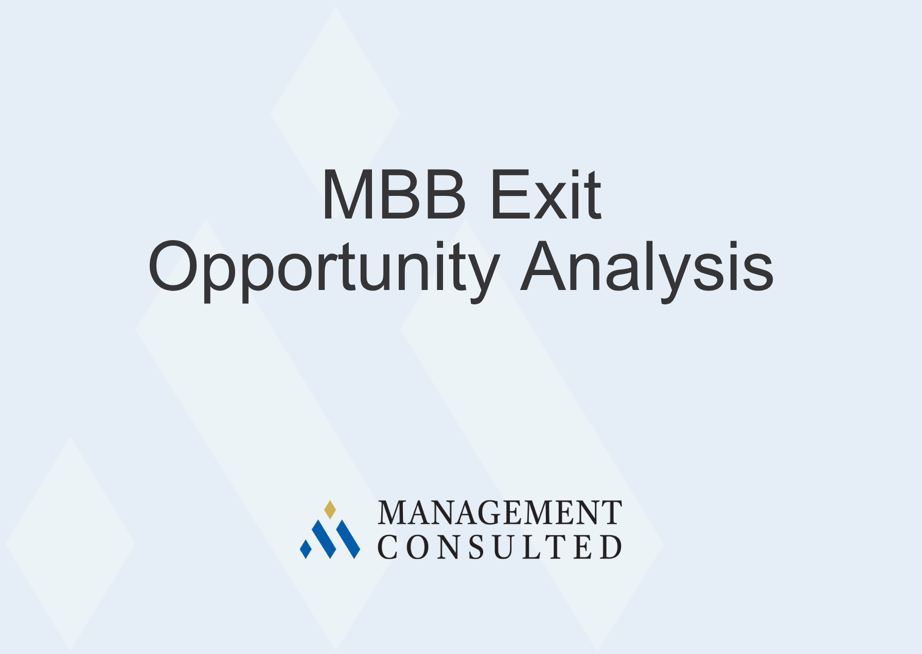 MBB Exit Opportunities: Where do MBB Consultants Go Next?