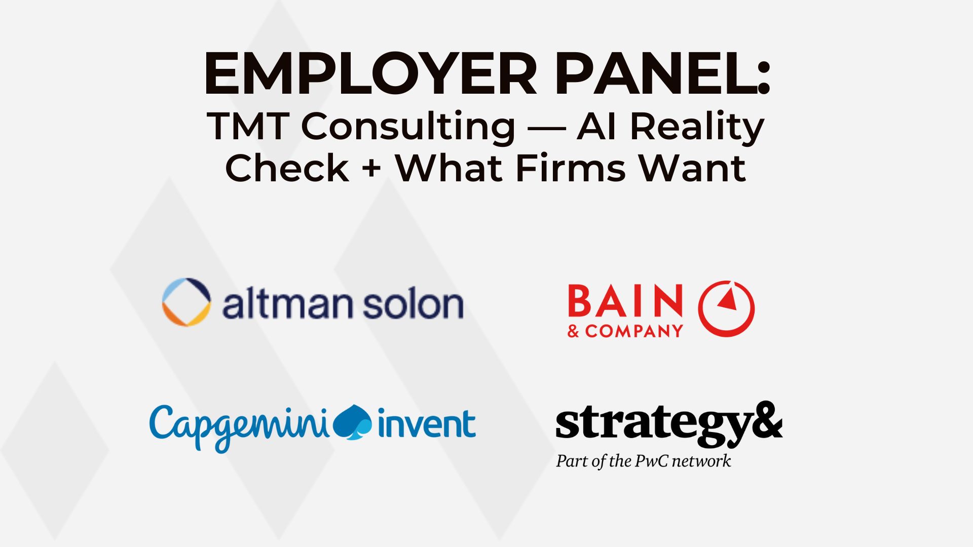 TMT Consulting in 2025: The AI Reality Check + What Firms Want in ...