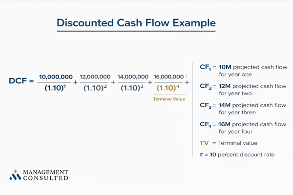 DCF Analysis (Discounted Cash Flow) | Management Consulted