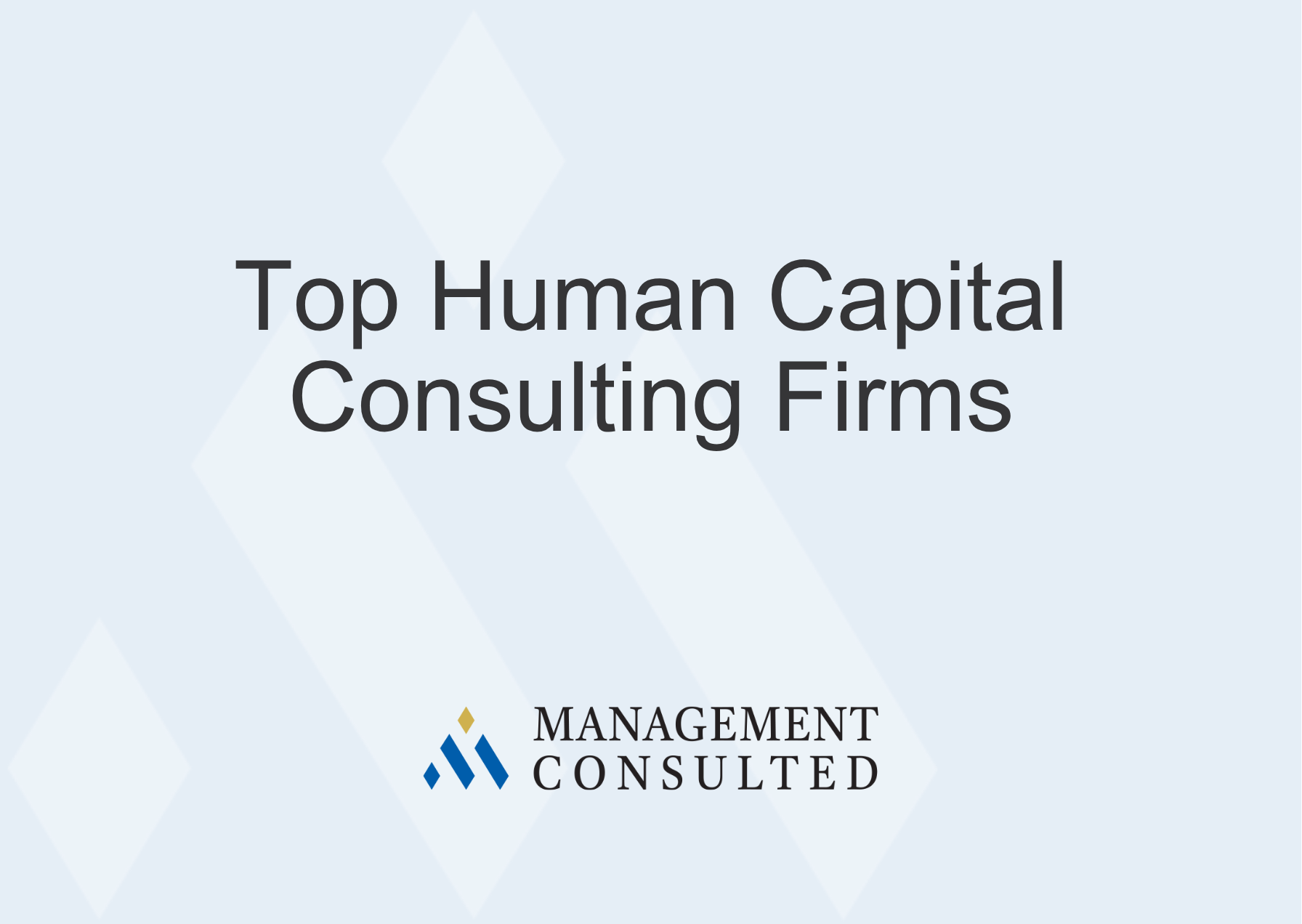 Top Human Capital Consulting Firms (2026 Ranking)